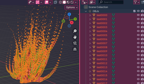 blenderにobjシーケンスをインポートする方法 - Blenderに魅せられて